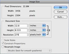 How should I size my images?