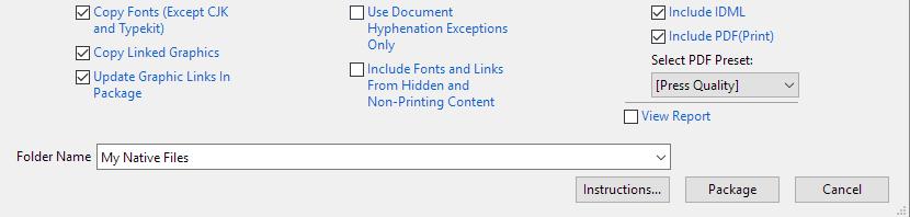 How to Package Adobe InDesign Files